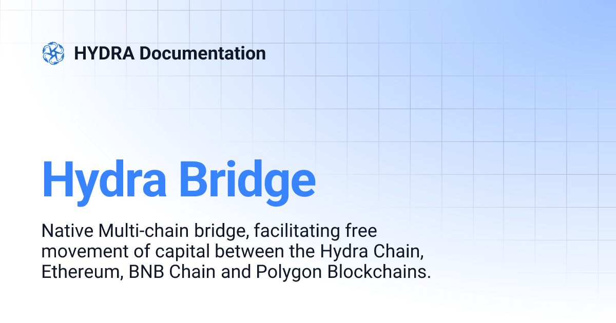 Hydra Bridge | HYDRA Documentation
